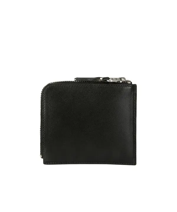 Comme Des Garçons Eyelet Detailed Zip-up Wallet