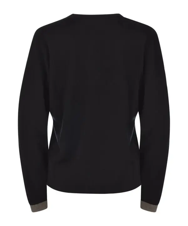Fabiana Filippi V-neck Sweater With Movable Cuff Details
