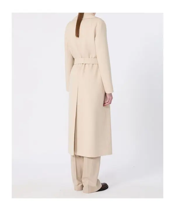 Max Mara Long-sleeved Coat With A Lapel Collar