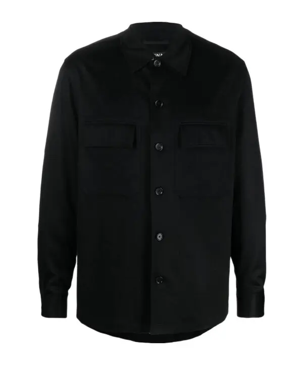 Zegna Oasi Buttoned Straight Hem Shirt