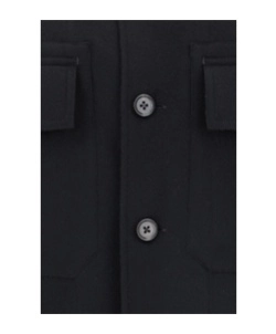 Zegna Oasi Buttoned Straight Hem Shirt - Black