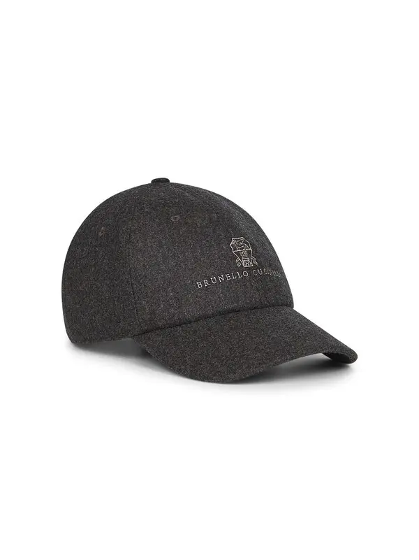 Brunello Cucinelli Logo Embroidered Baseball Cap