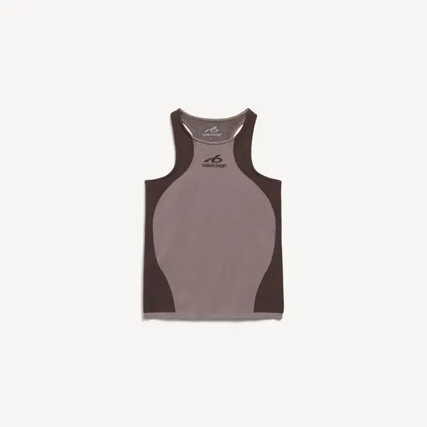 Balenciaga Techwear Seamless Tank Top - Brown