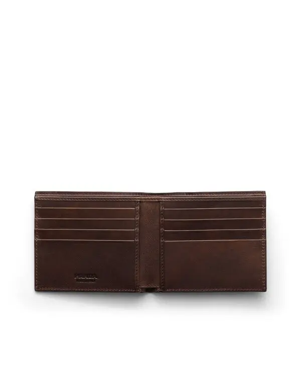 Prada Antiqued Leather Wallet