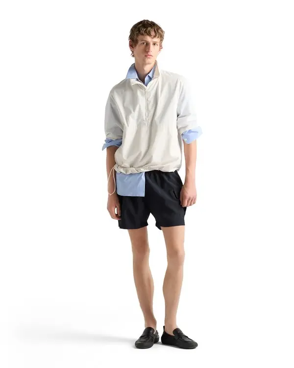 Prada Short-sleeved Re-nylon Blouson Jacket