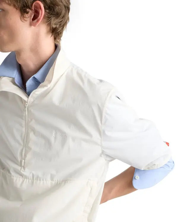 Prada Short-sleeved Re-nylon Blouson Jacket