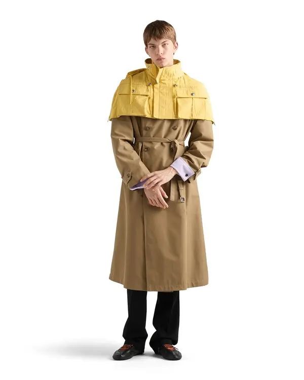 Prada Technical Fabric Capelet