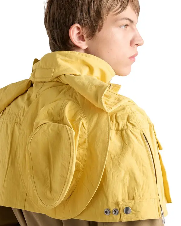 Prada Technical Fabric Capelet