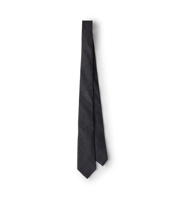 Prada Wool And Silk Tie