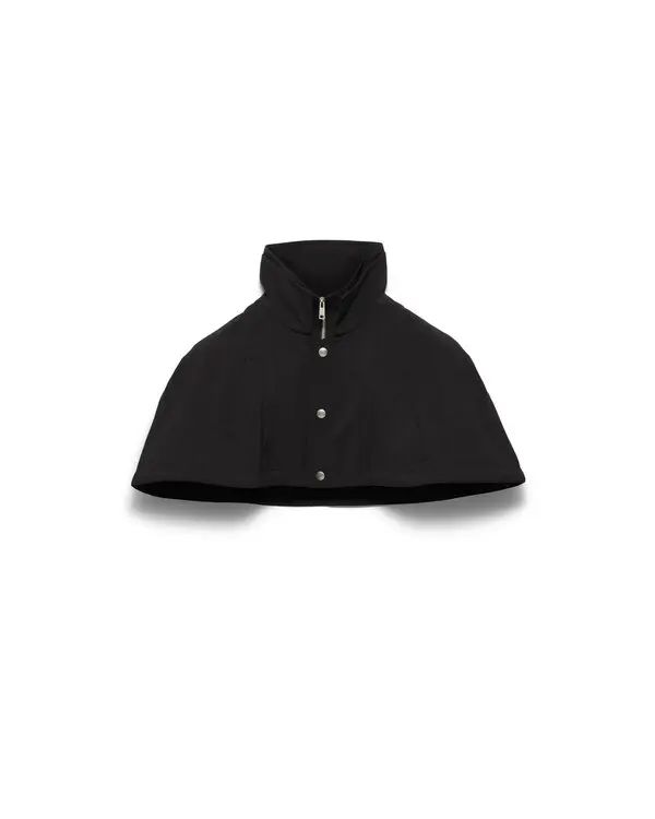 Prada Technical Fabric Capelet