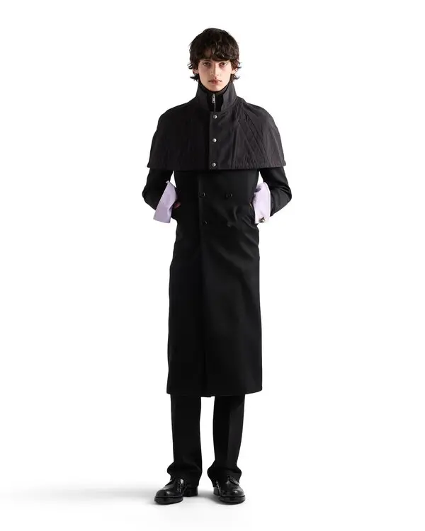 Prada Technical Fabric Capelet