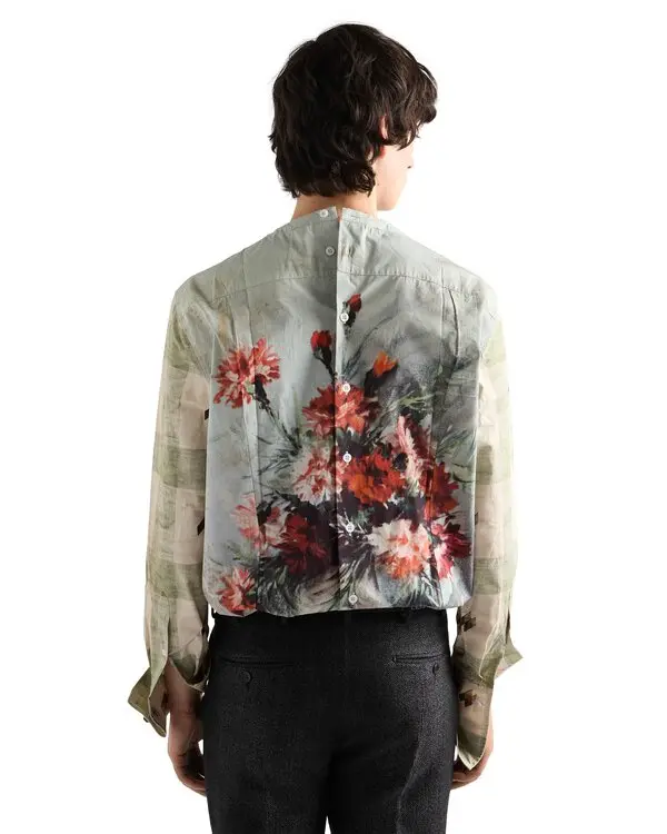 Prada Printed Cotton Shirt