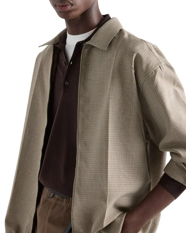 Prada Long-sleeved Superfine Wool Polo Sweater