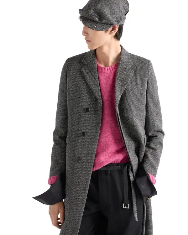 Prada Shetland Wool Crew-neck Sweater