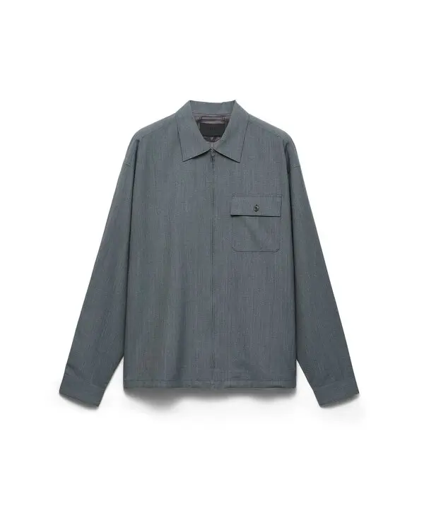 Prada Wool Zipper Hirt