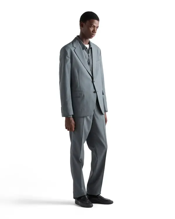 Prada Wool Zipper Hirt