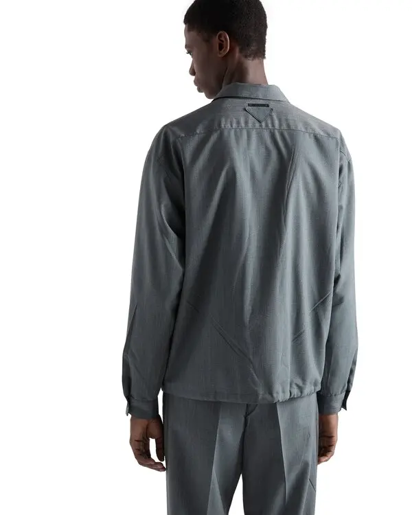 Prada Wool Zipper Hirt