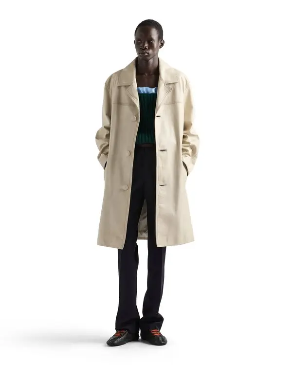 Prada Leather Coat