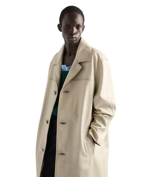 Prada Leather Coat