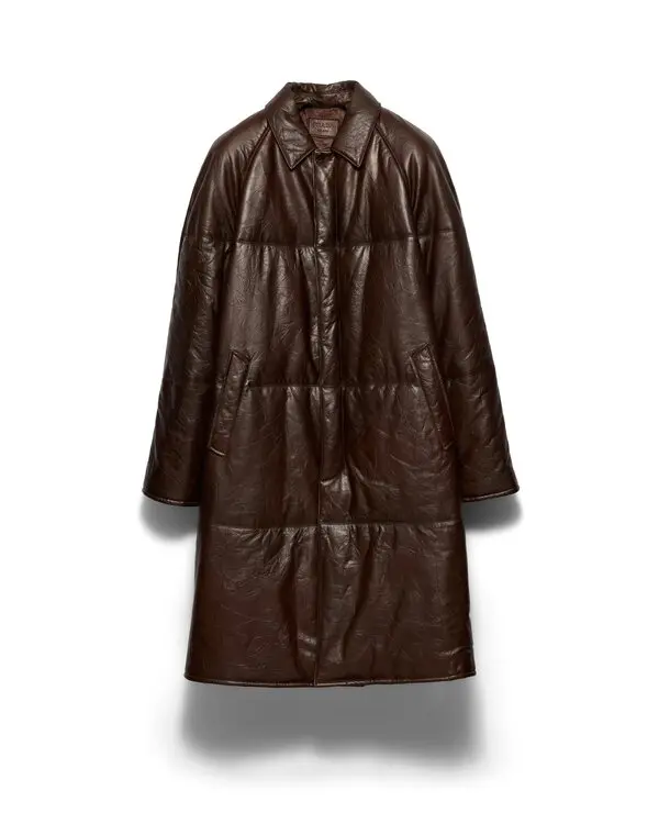 Prada Padded Nappa Leather Coat