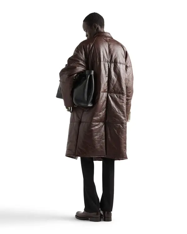 Prada Padded Nappa Leather Coat