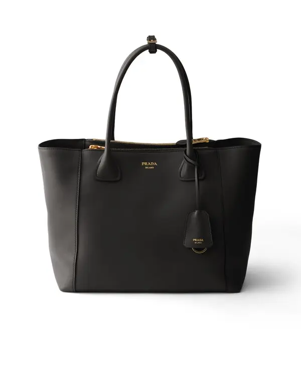 Prada Large Leather Tote Bag
