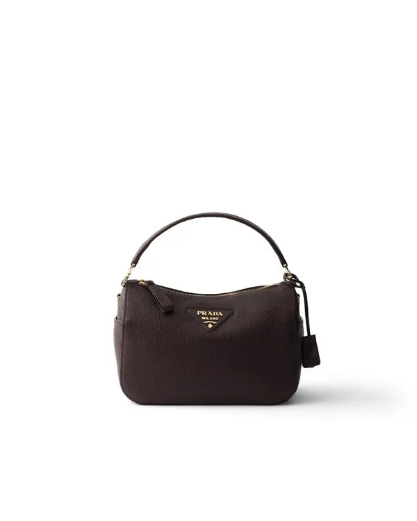 Prada Small Leather Bag - Brown
