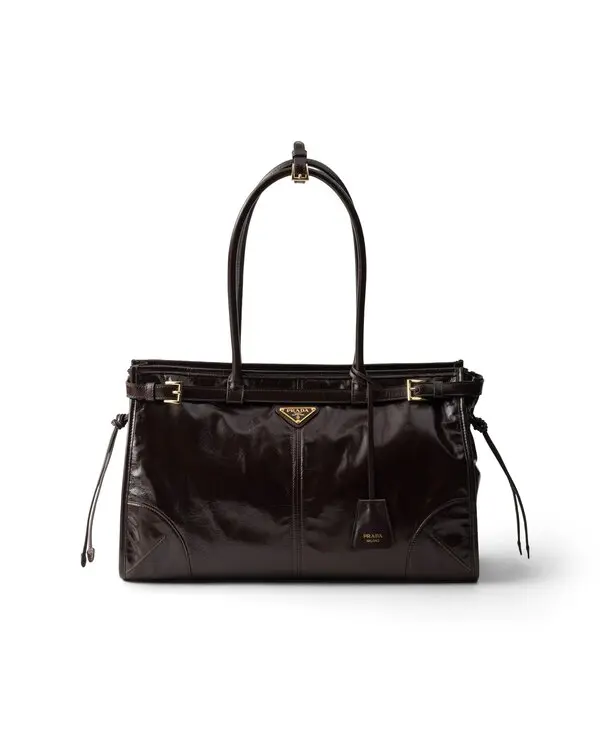 Prada Bonnie Large Leather Handbag