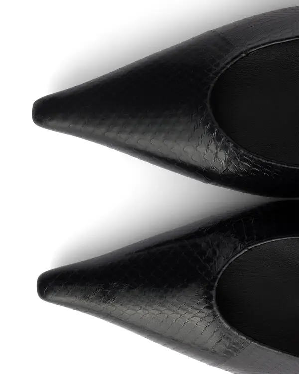 Prada Ayers Leather Pointy Toe Pumps