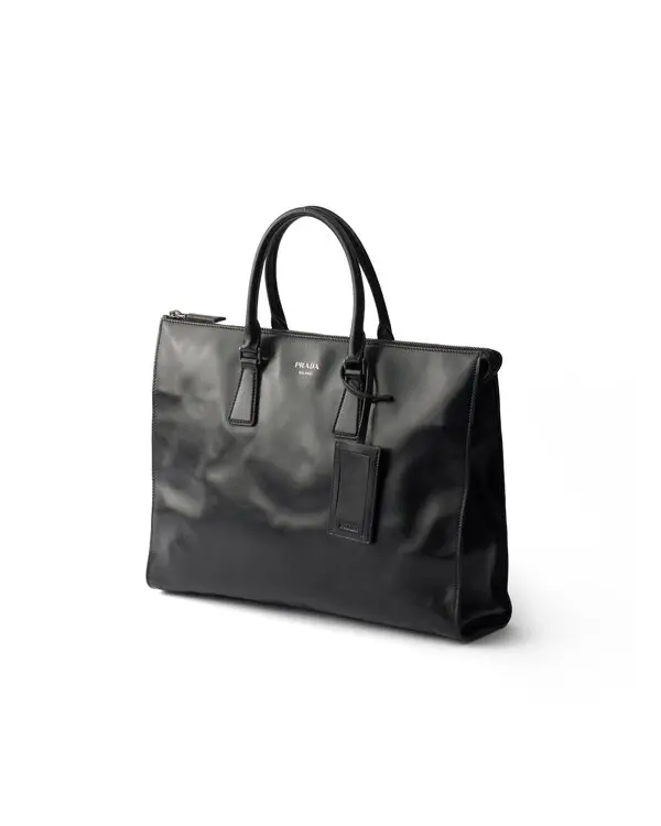 Prada Leather Tote Bag