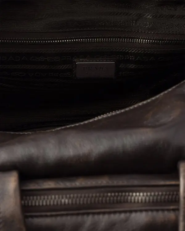 Prada Nappa Leather Duffel Bag