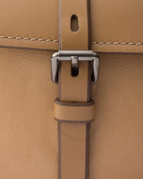 Prada Route Medium Leather Tote Bag