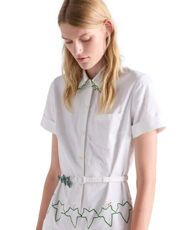 Prada Embroidered Old Reps Cloth Dress