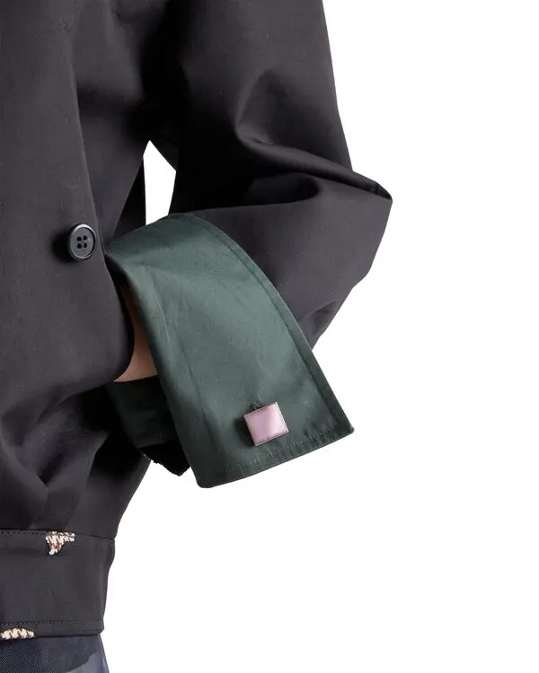 Prada Metal And Semi-precious Stone Cufflinks