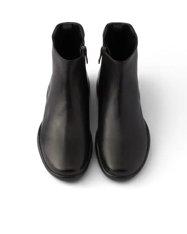 Prada Toblach Nappa Leather Booties