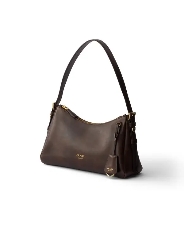 Prada Aimée Medium Leather Shoulder Bag