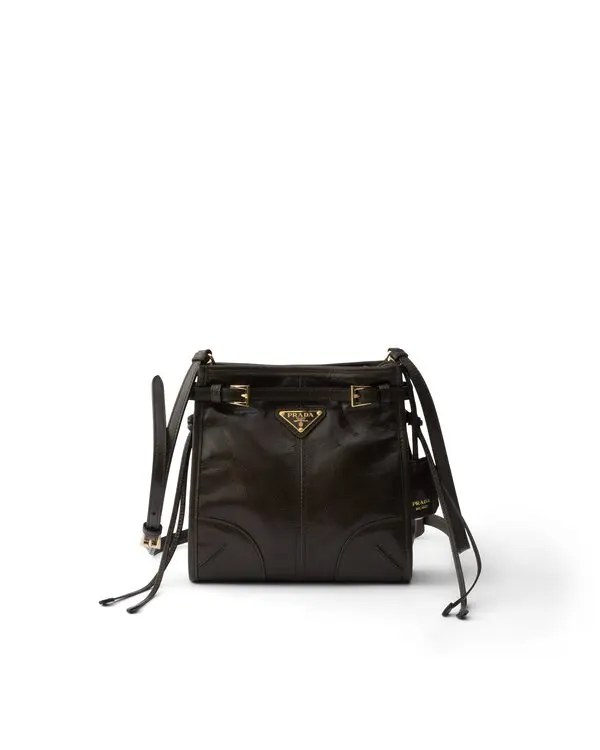 Prada Bonnie Leather Mini Shoulder Bag