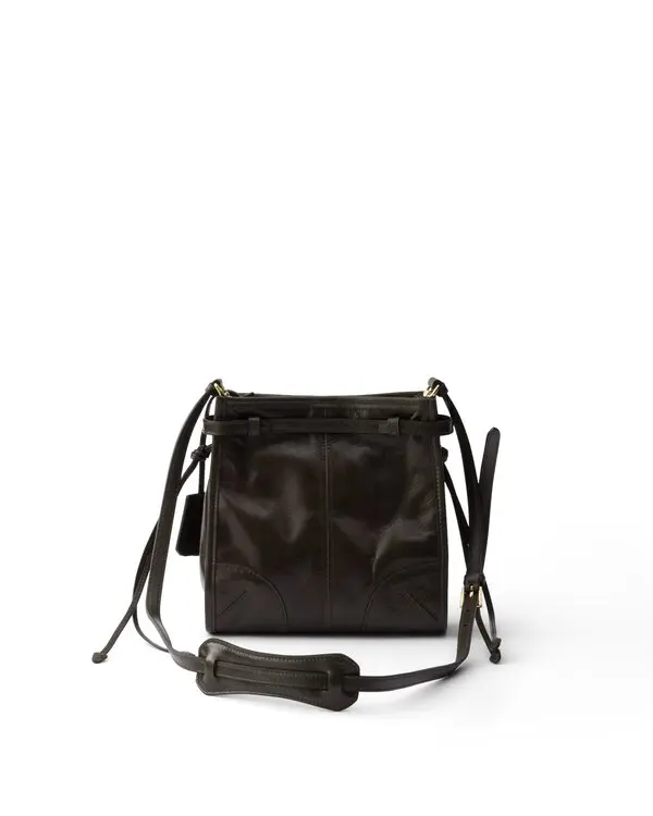 Prada Bonnie Leather Mini Shoulder Bag