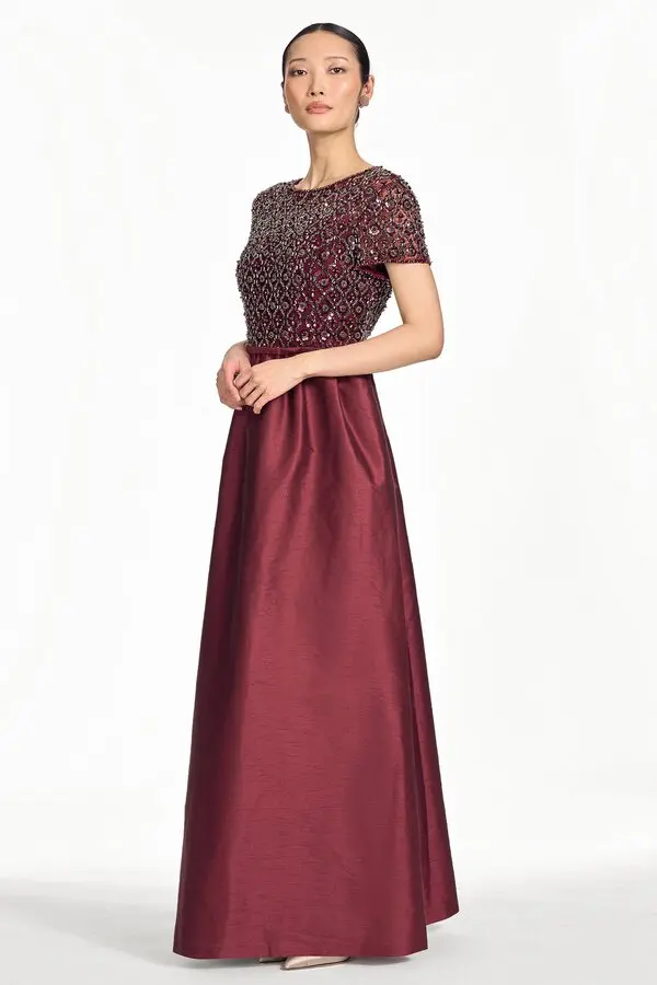 Sachin & Babi London Embellished Ball Gown