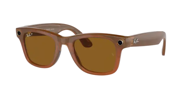 Ray-ban Meta Wayfarer - Brown Polarized