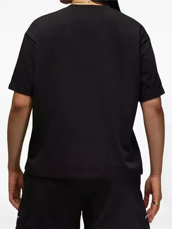 JORDAN X Nina Chanel Abney Logo Print T-shirt - Black