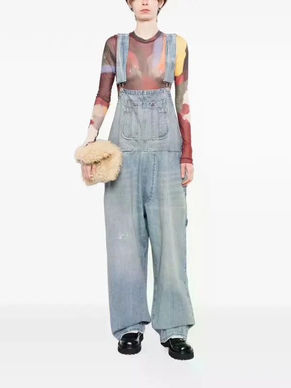 MAISON MARGIELA Faded-effect Dungarees