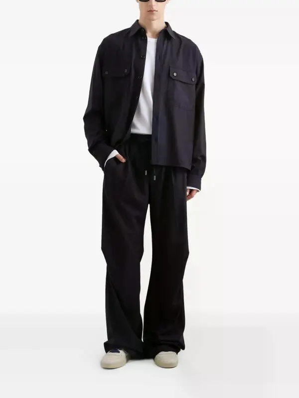 Dolce & Gabbana Glen Plaid Virgin Wool Trousers