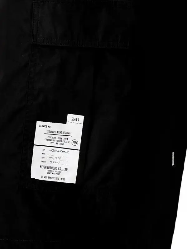 NEIGHBORHOOD Logo-patch Cargo Shorts
