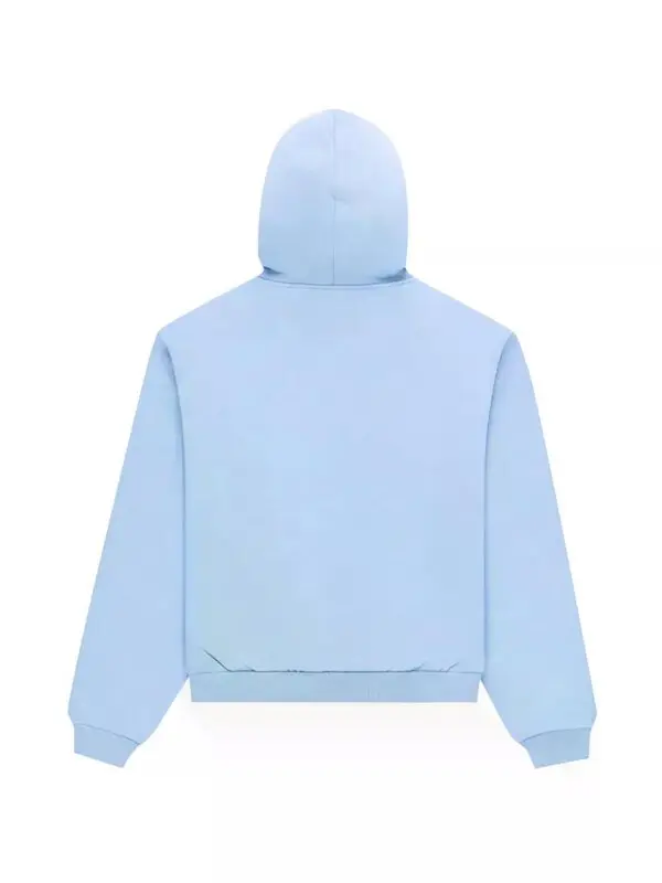 SP5DER Mixed Stone Og V2 Rhinestone-embellished Zip-up Hoodie - Blue