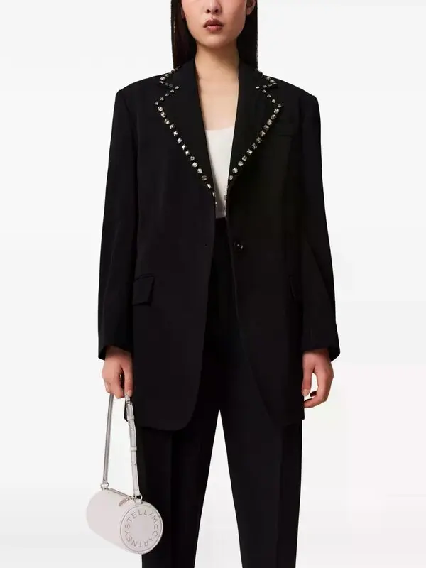 Stella McCartney Crystal-embellished Wool Blazer