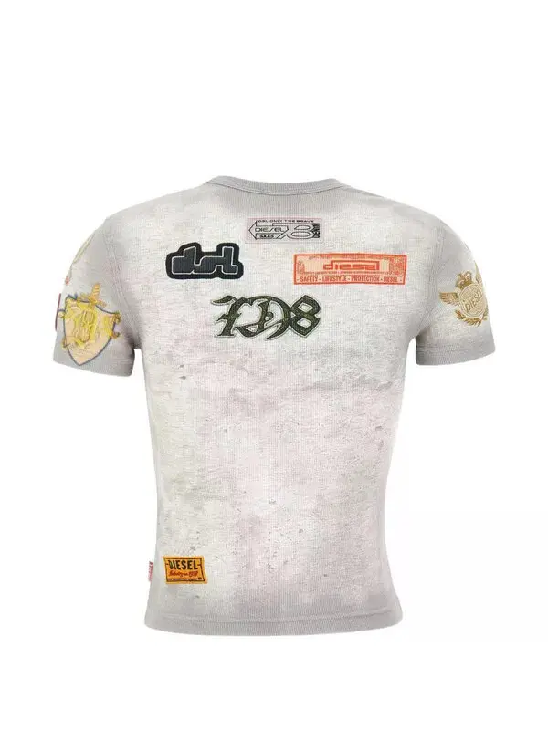 DIESEL® Patch-print T-shirt