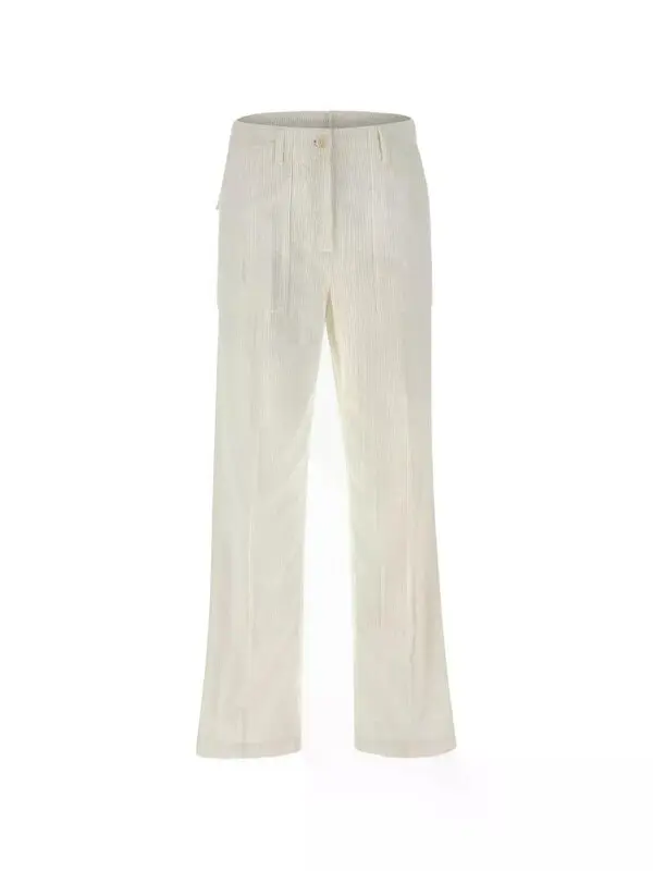 Aspesi Corduroy Trousers - White