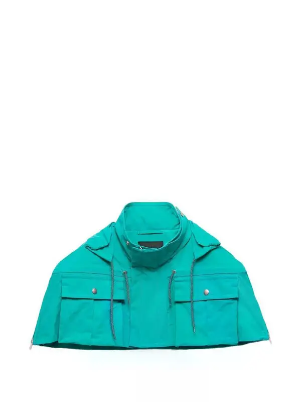 Prada Technical Fabric Capelet