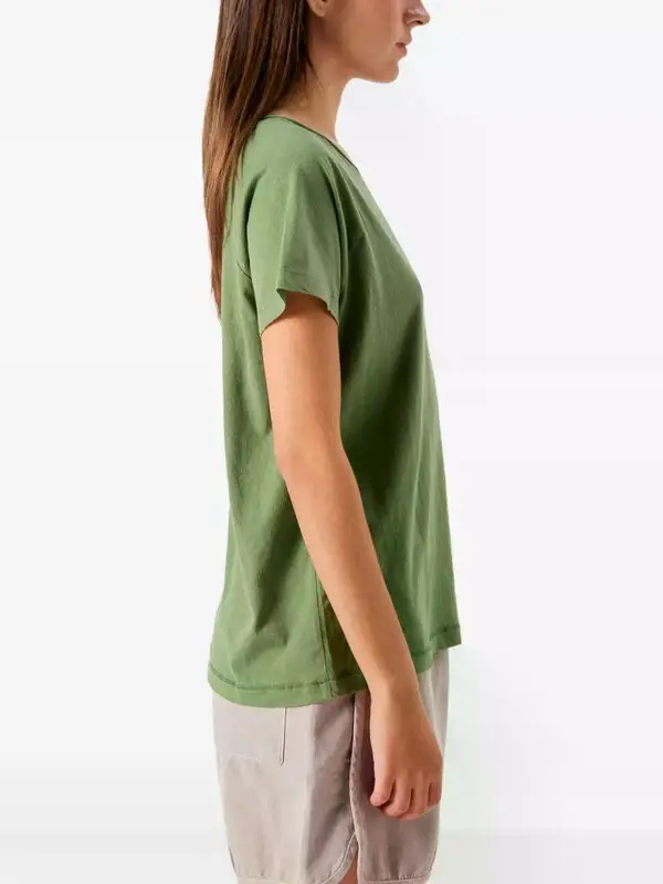 American Vintage Laloom" Raglan Sleeve T-shirt - Green